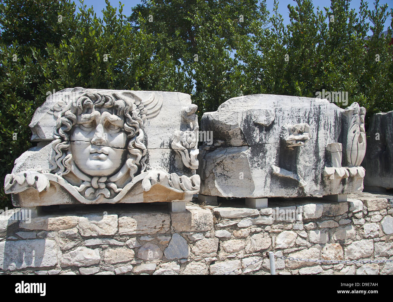 Medusa Gorgon in Apollo Temple Stock Photo - Alamy