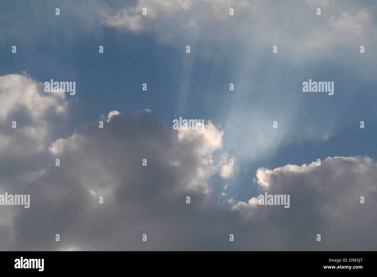 Sunbeams break through clouds hi-res stock photography and images - Alamy