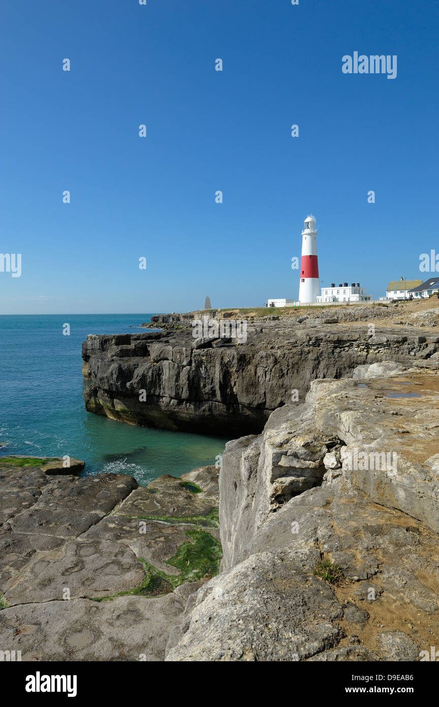 Portland Bill Lighthouse Dorset England uk Stock Photo - Alamy