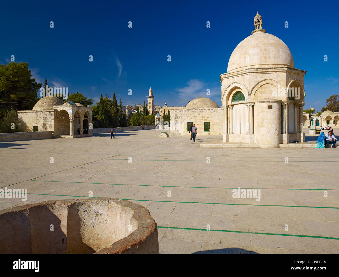 Temple Square on the Temple Mount in Jerusalem, Israel Stock Photo - Alamy