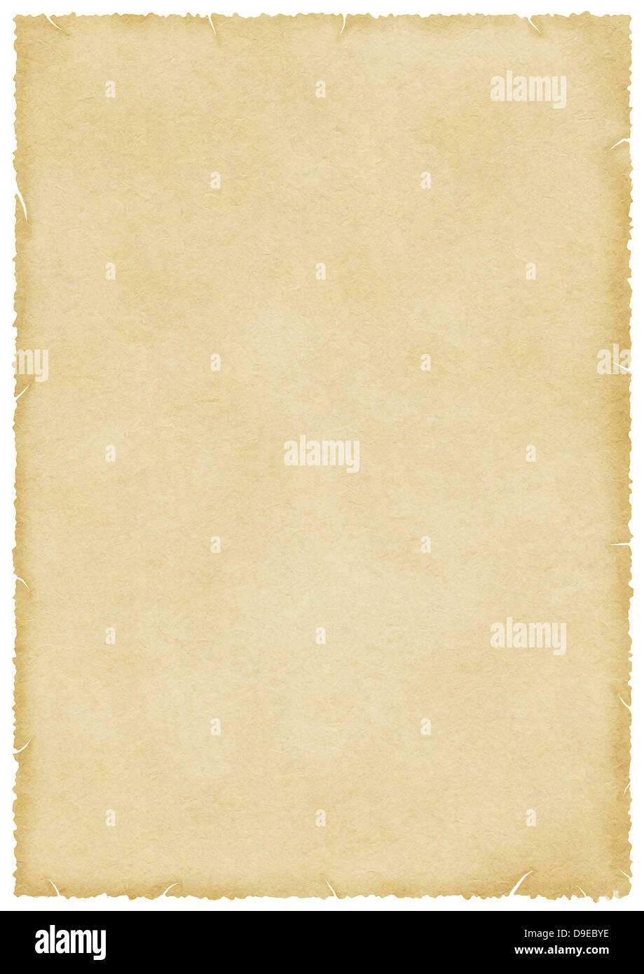Background of large stained old paper with burn and torn edges Stock ...