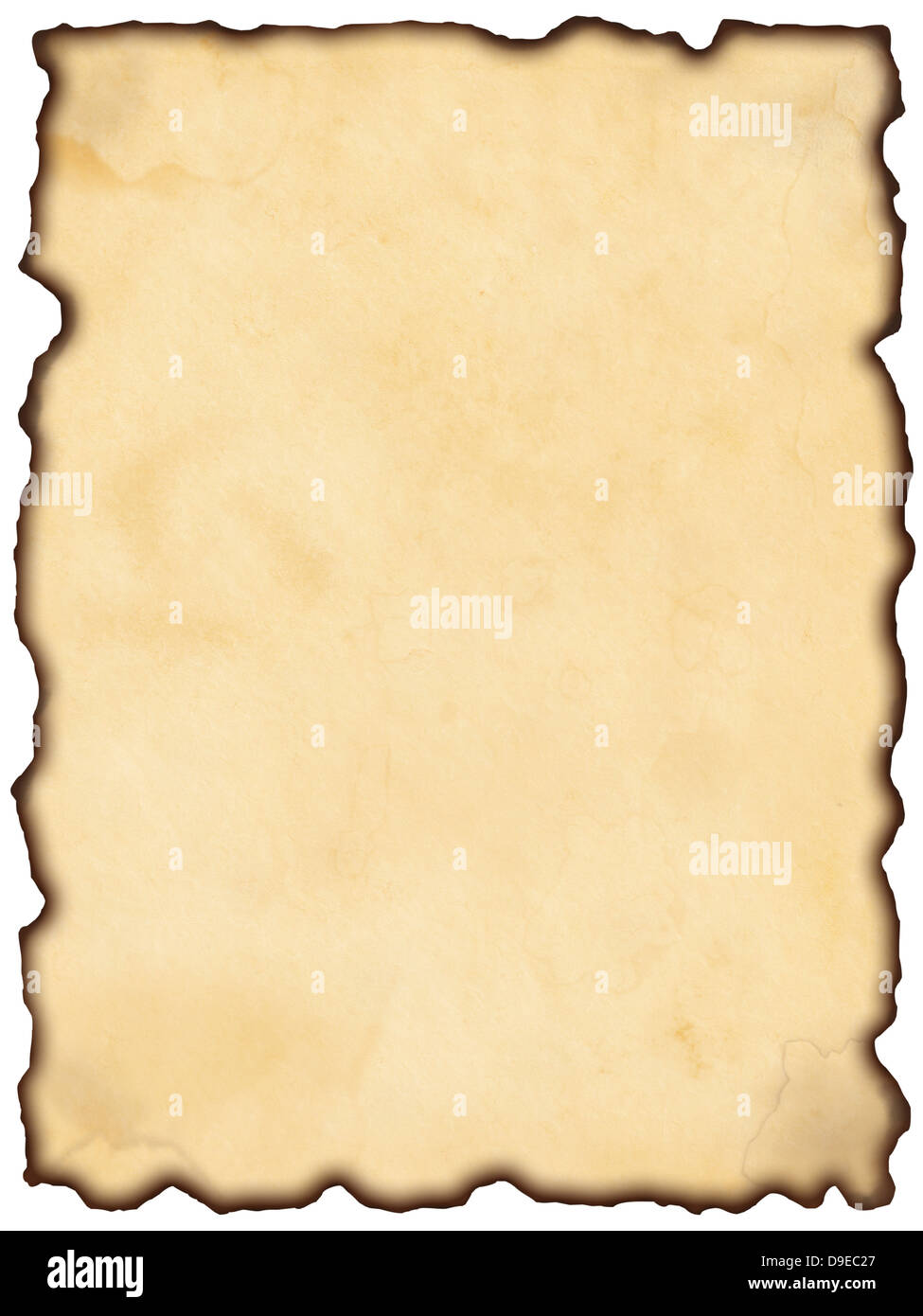 Old Burnt Paper Burnt Parchment Paper Stock Image. Image Of