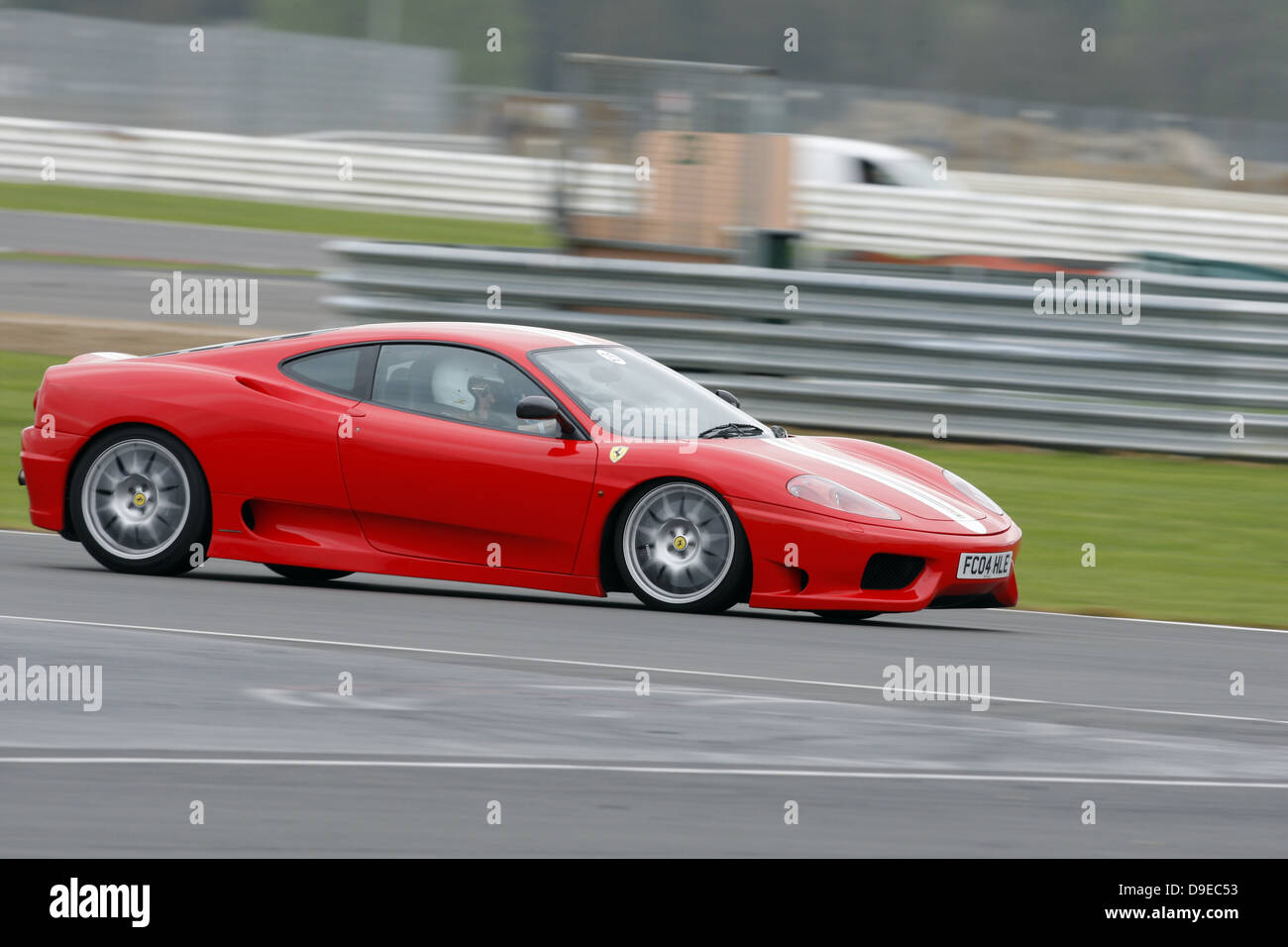 RED FERRARI F430 CHALLENGE CAR SILVERSTONE ENGLAND 07 April 2011 Stock ...