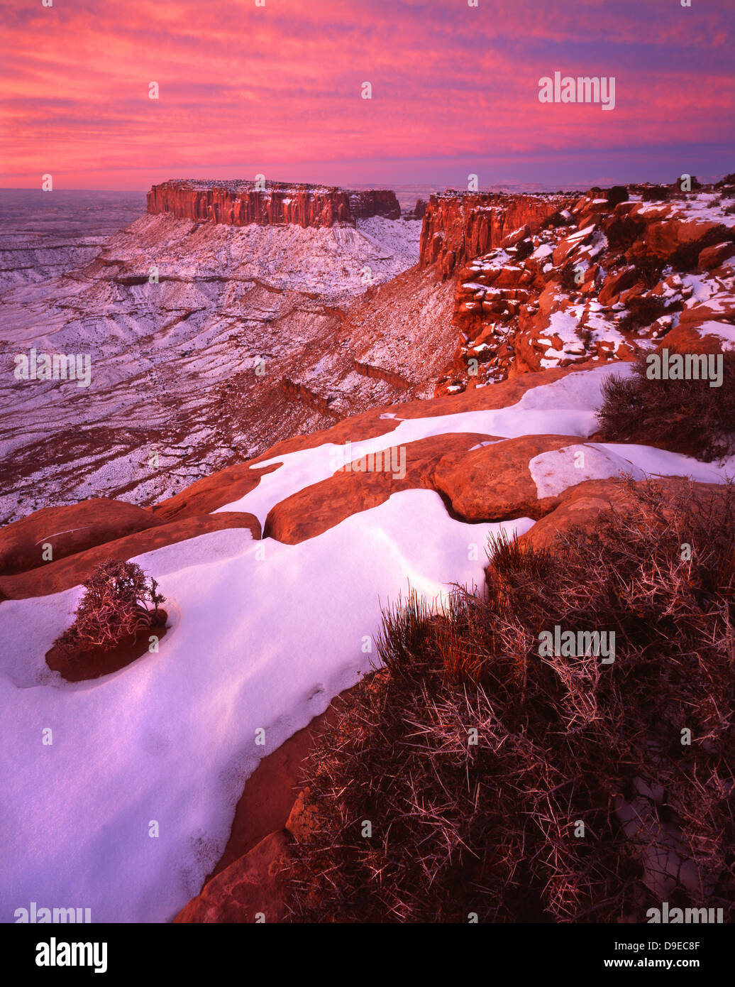 Sunrise over Junction Butter as seen from Grand View Point in Island of ...