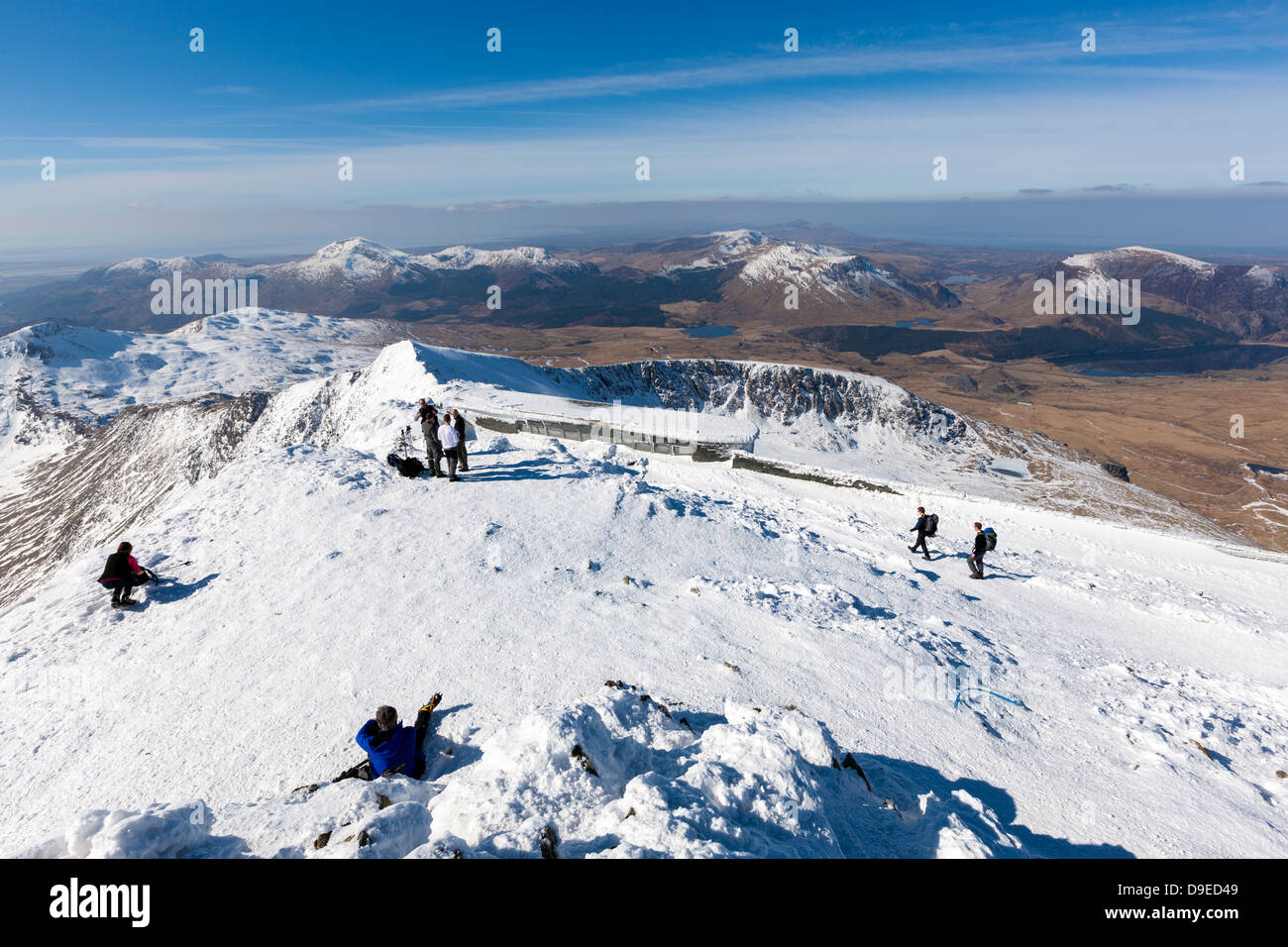 Hafod Eryri, Snowdon summit cafe, Snowdonia National Park, Wales, UK ...