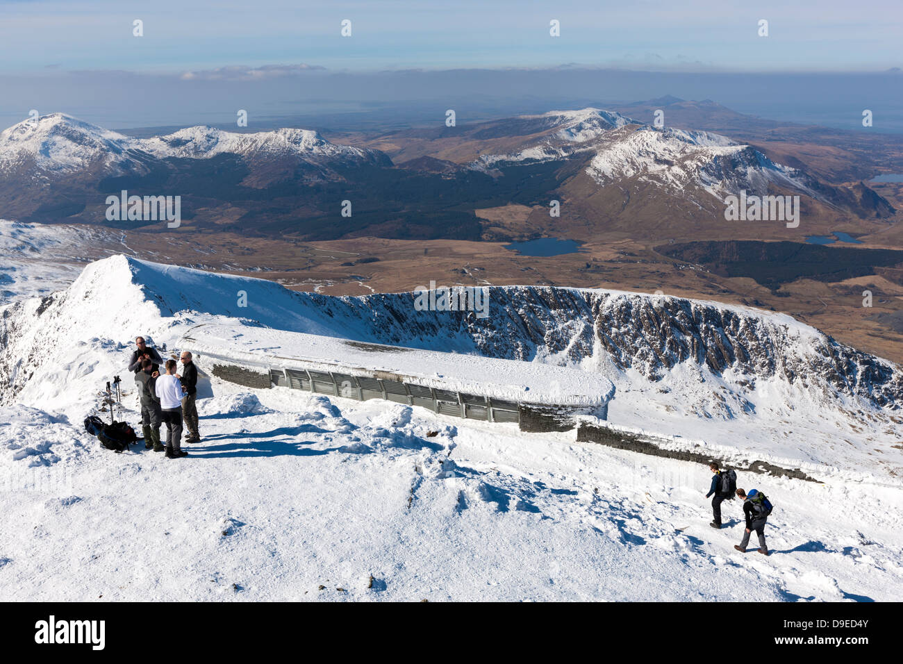 Hafod Eryri, Snowdon summit cafe, Snowdonia National Park, Wales, UK ...