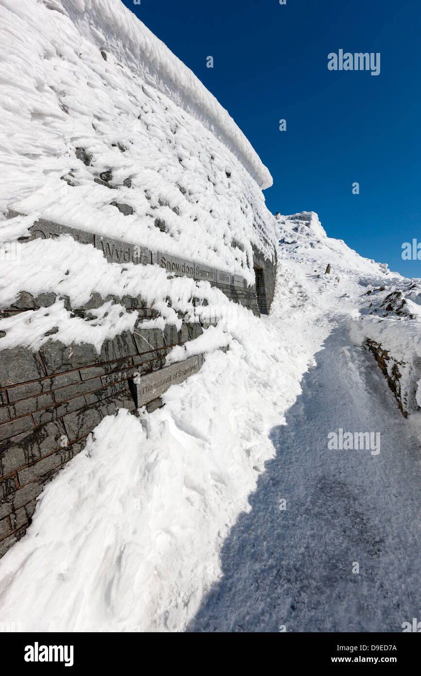 Hafod Eryri, Snowdon summit cafe, Snowdonia National Park, Wales, UK ...