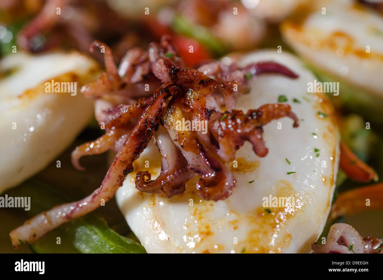 Baby squid hi-res stock photography and images - Alamy