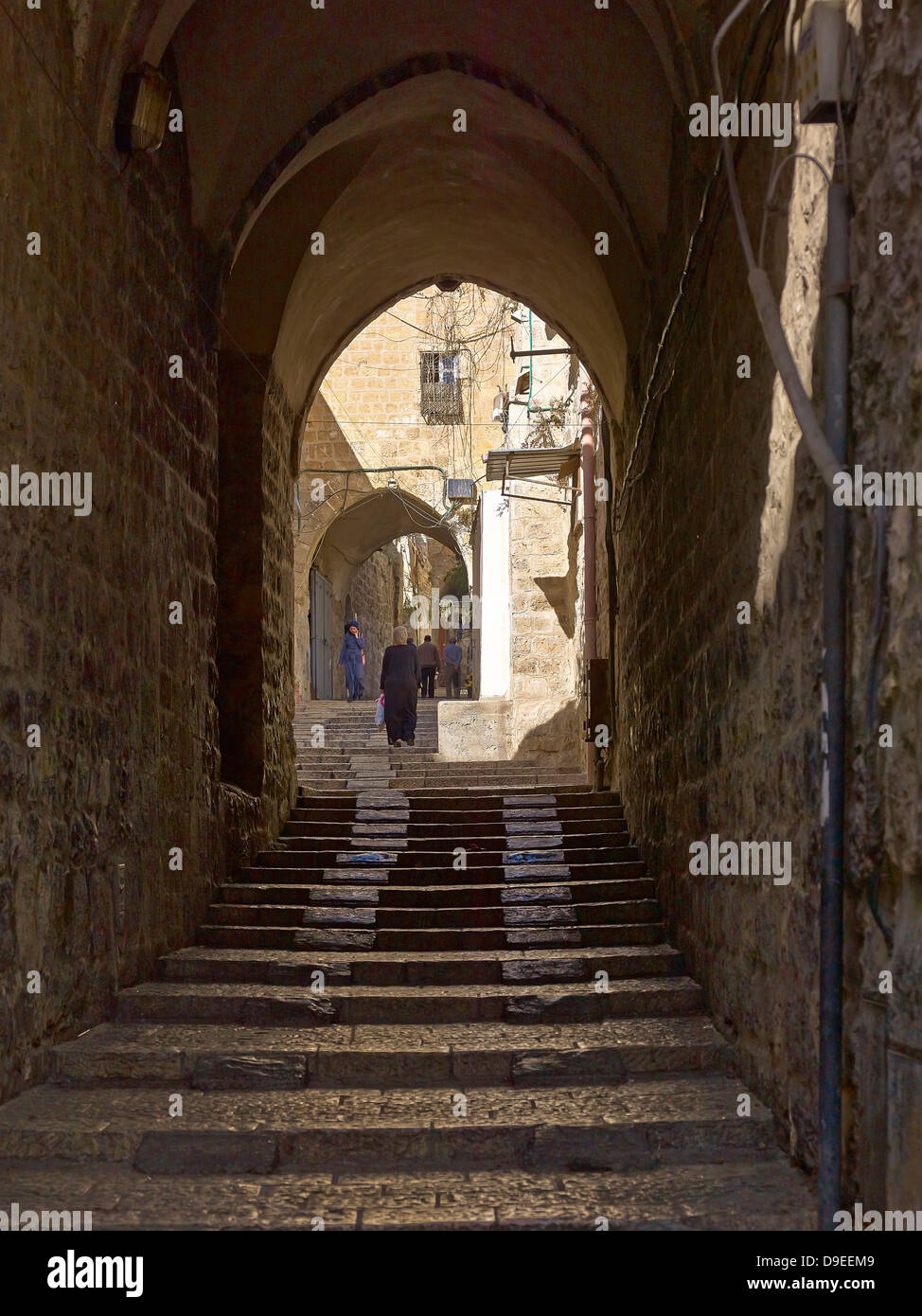 Old street in Jerusalem, Israel Stock Photo - Alamy