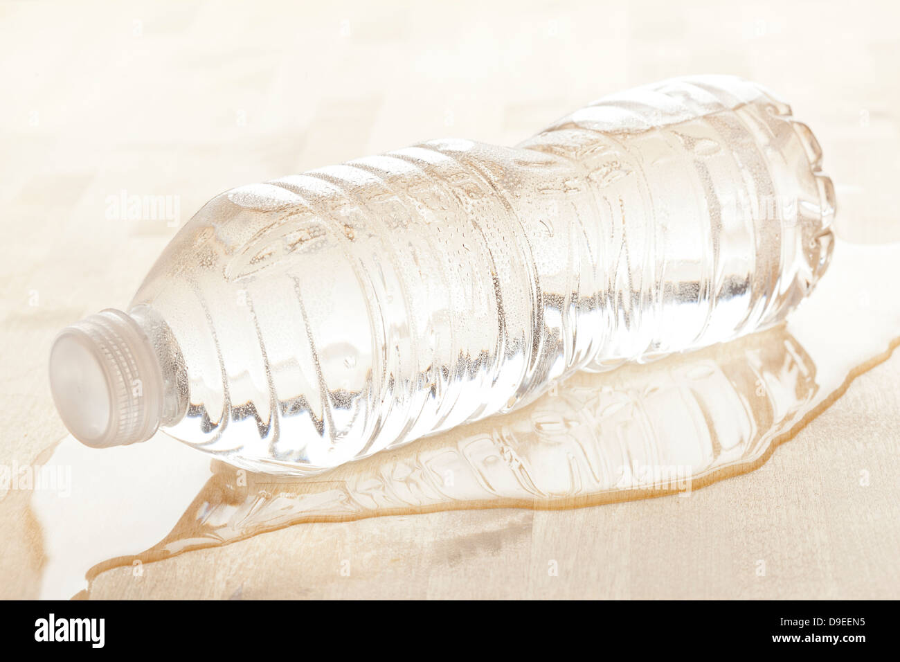 Refreshing water in a bottle against a background Stock Photo - Alamy