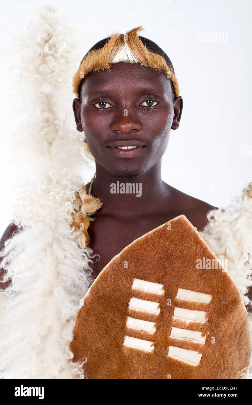 African tribesman closeup portrait Stock Photo - Alamy