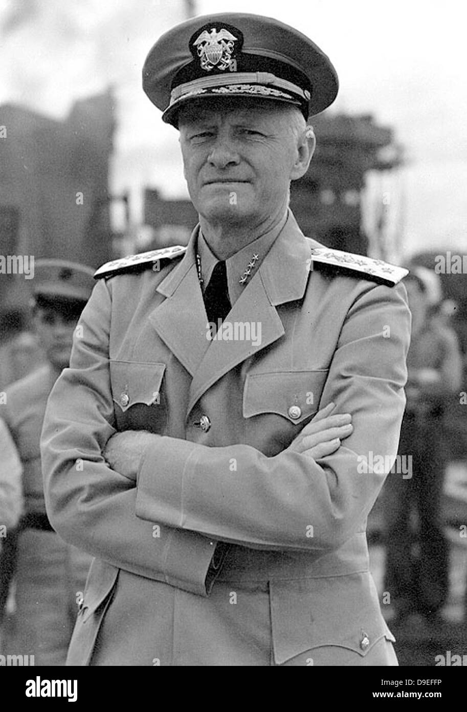 CHESTER NIMITZ ((1885-1966) United States Navy Admiral about 1944 Stock ...