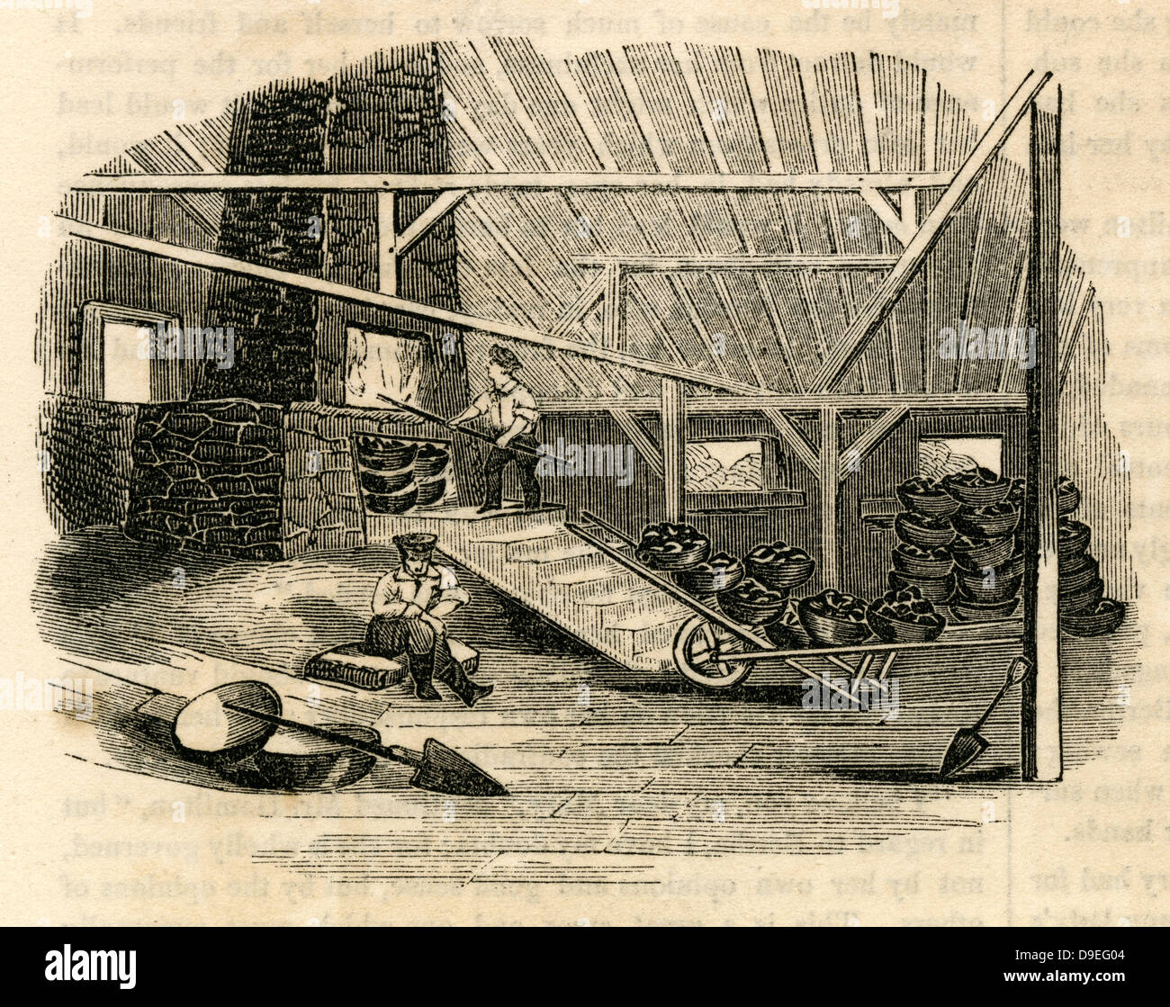 Blast furnace 1800s hi-res stock photography and images - Alamy