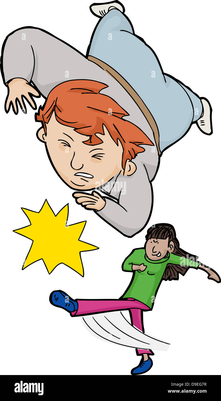 Woman tripping illustration hi-res stock photography and images - Alamy