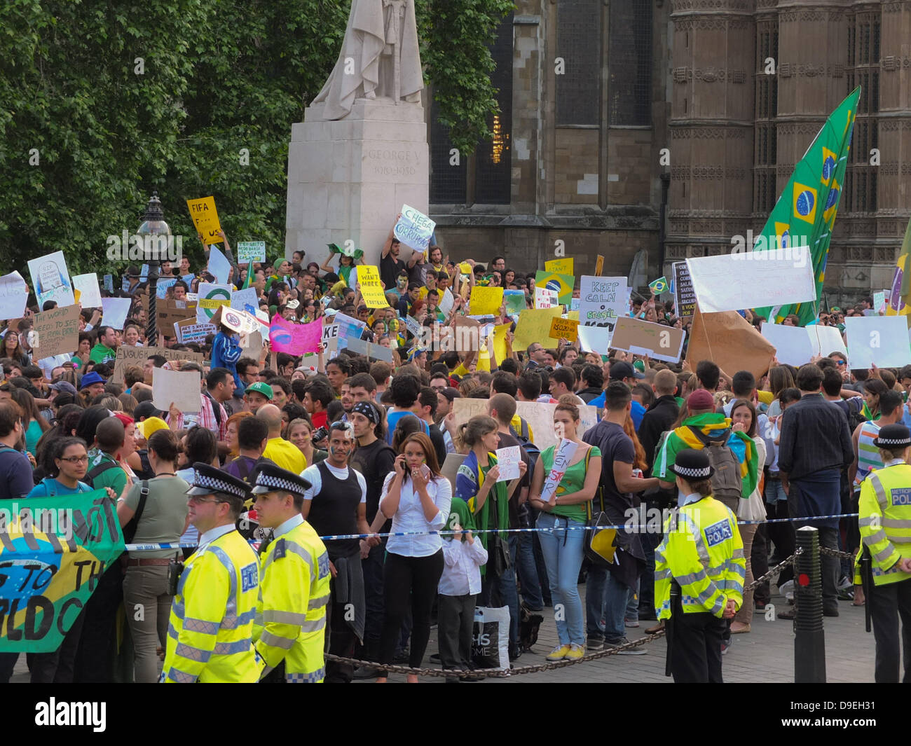 World cup protest hi-res stock photography and images - Alamy