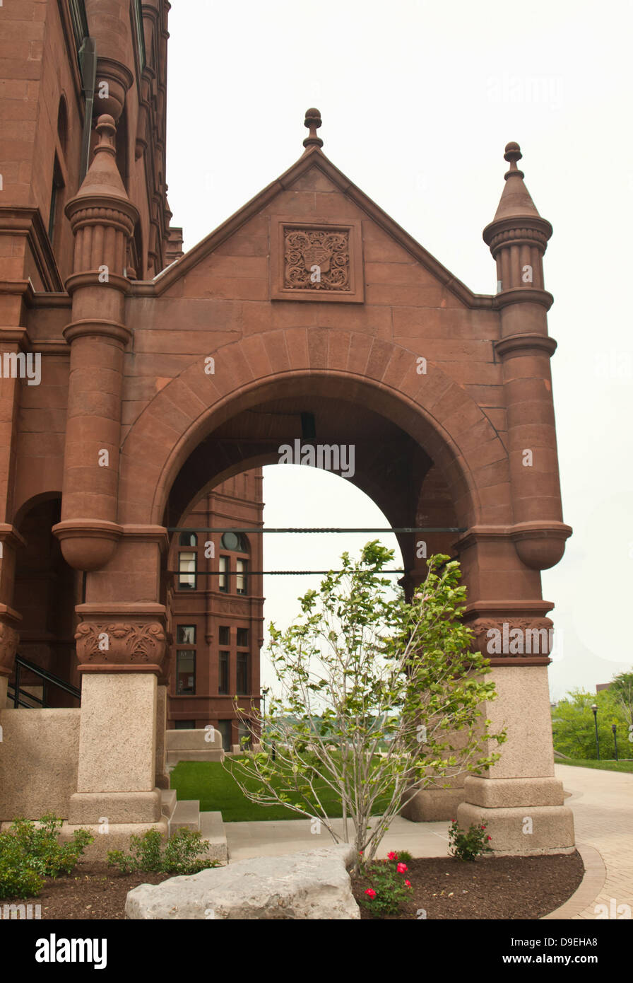 decorative terracotta arch Stock Photo - Alamy