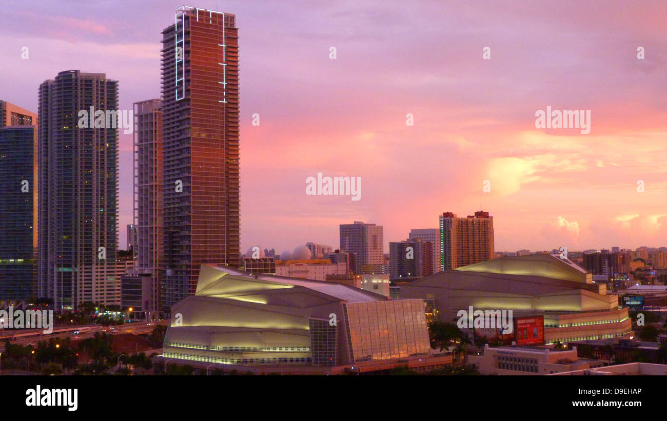 The Miami skyline is an iconic feature of the city's modern ...