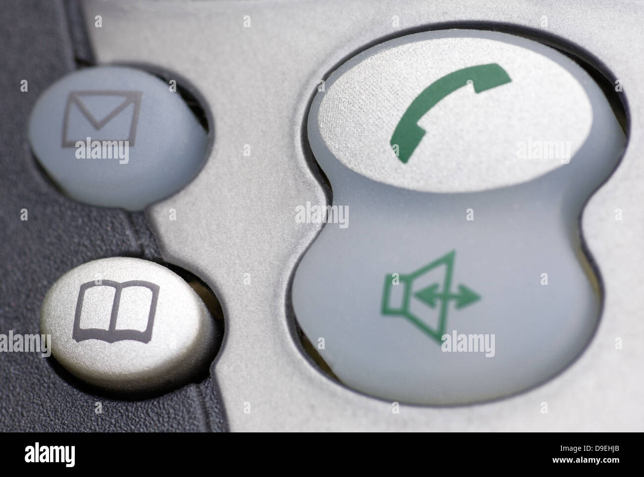 Phone call and directory key of a phone Stock Photo - Alamy