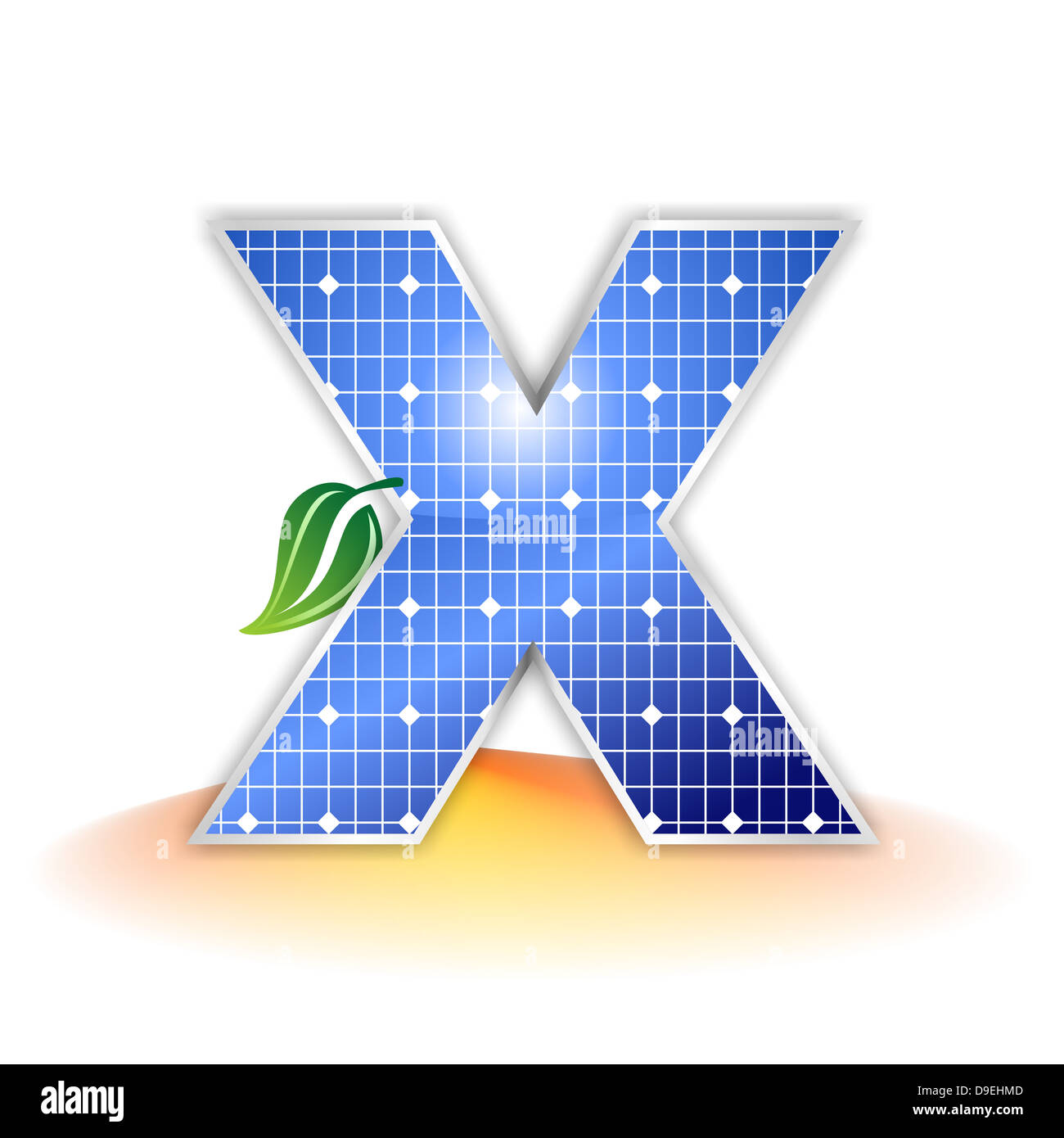 x, capital, letter x, solar panel, illustration, icon, texture Stock ...