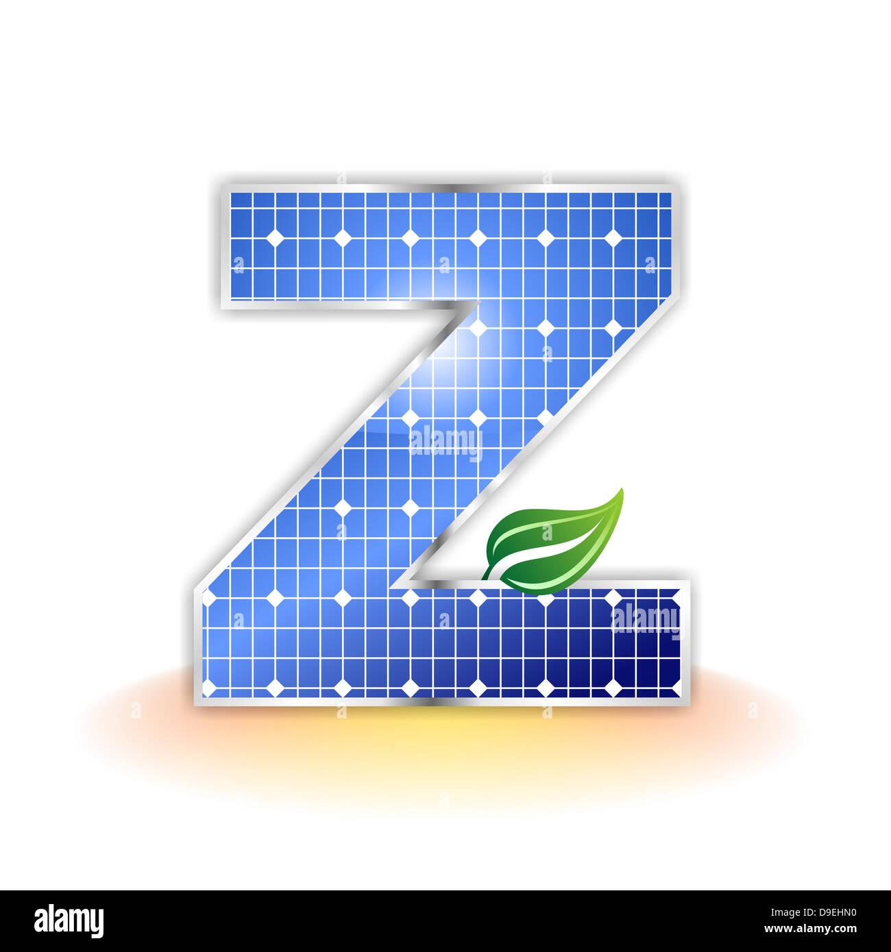 Z, capital, letter Z, solar panel, illustration, icon, texture Stock ...