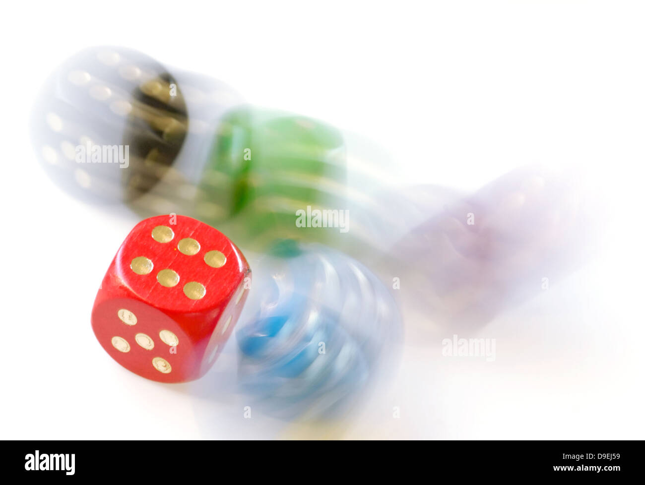 Falling coloured cubes Stock Photo - Alamy