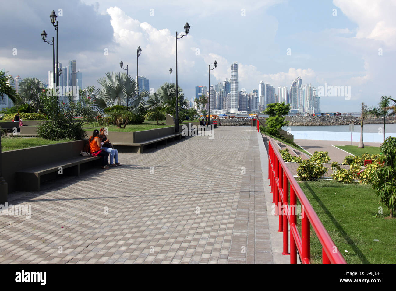 Avenida Eloy Alfaro buildings, Casco Antiguo, Panama Stock Photo - Alamy