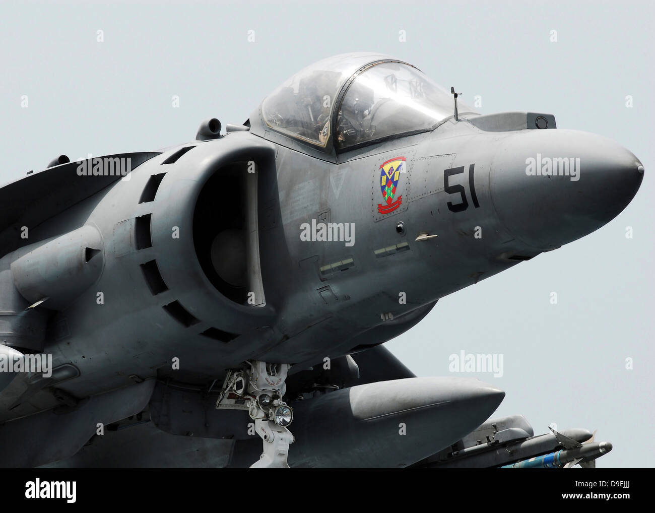 Close-up view of an AV-8B Harrier II Stock Photo - Alamy