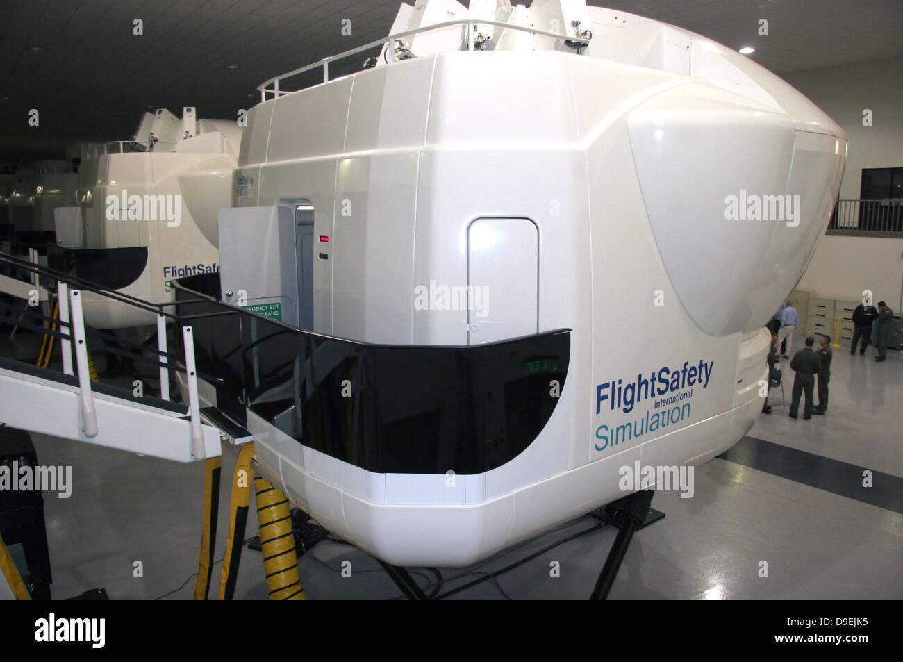 The TH-1H Weapons System Trainer full motion flight simulators Stock ...