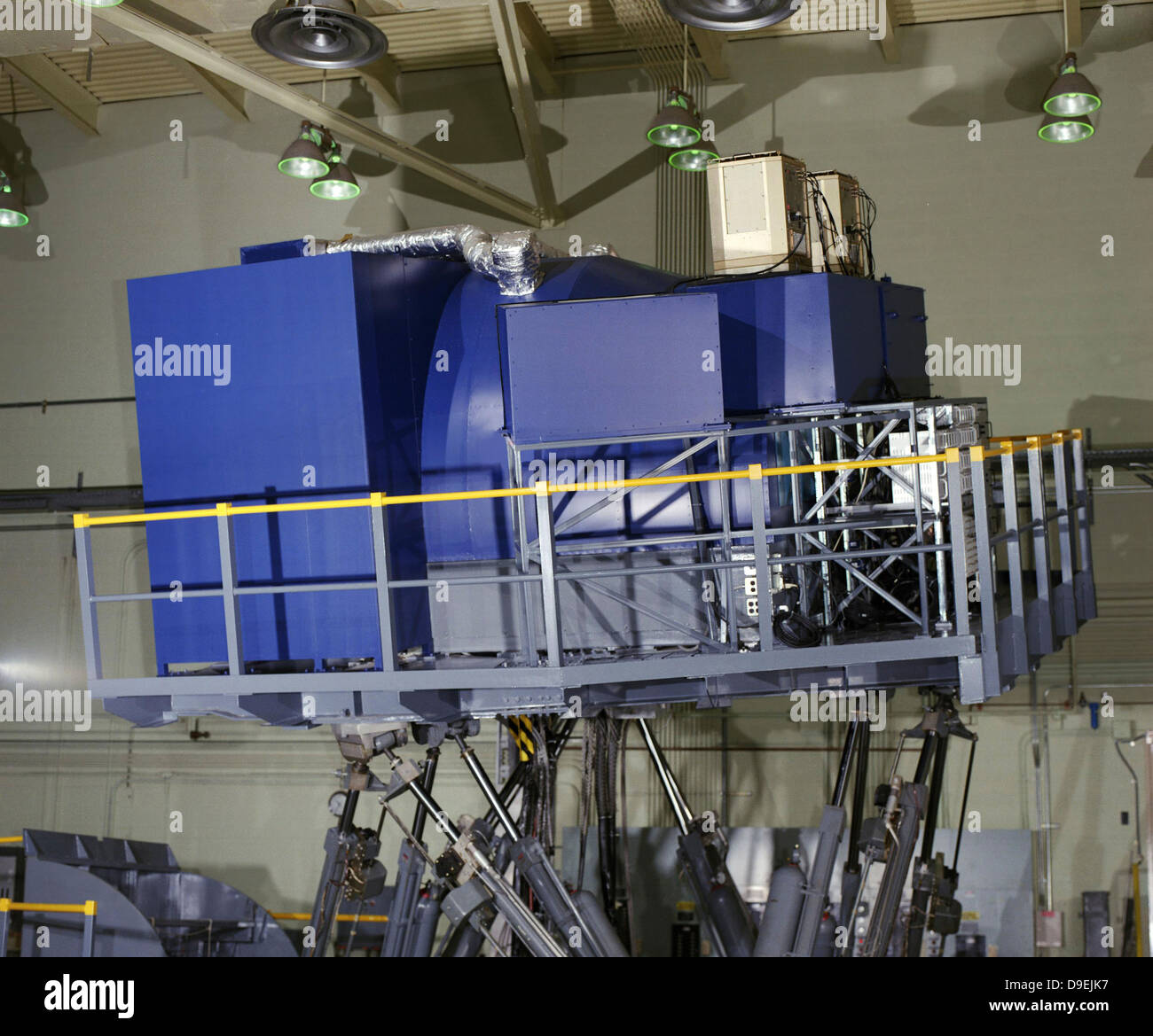 The Visual Motion Simulator mounted on a syngergistic motion base Stock ...