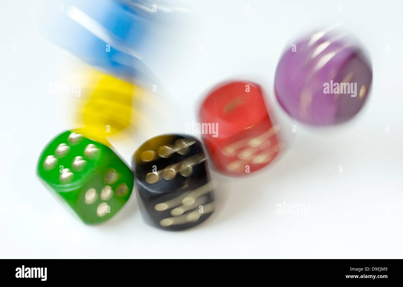 Falling coloured cubes Stock Photo - Alamy