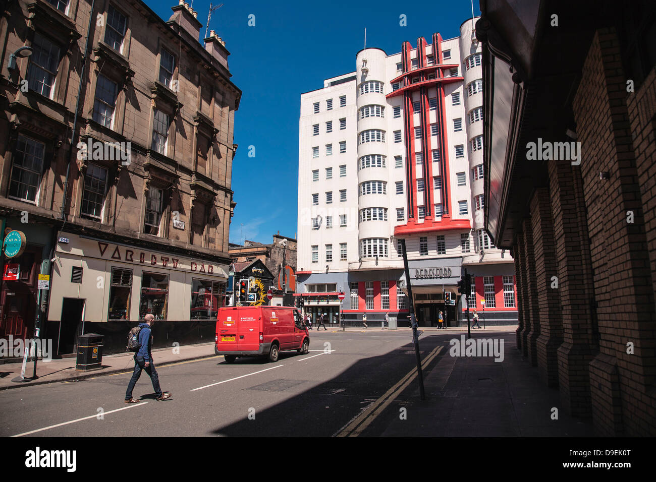 Art deco building glasgow hi-res stock photography and images - Alamy