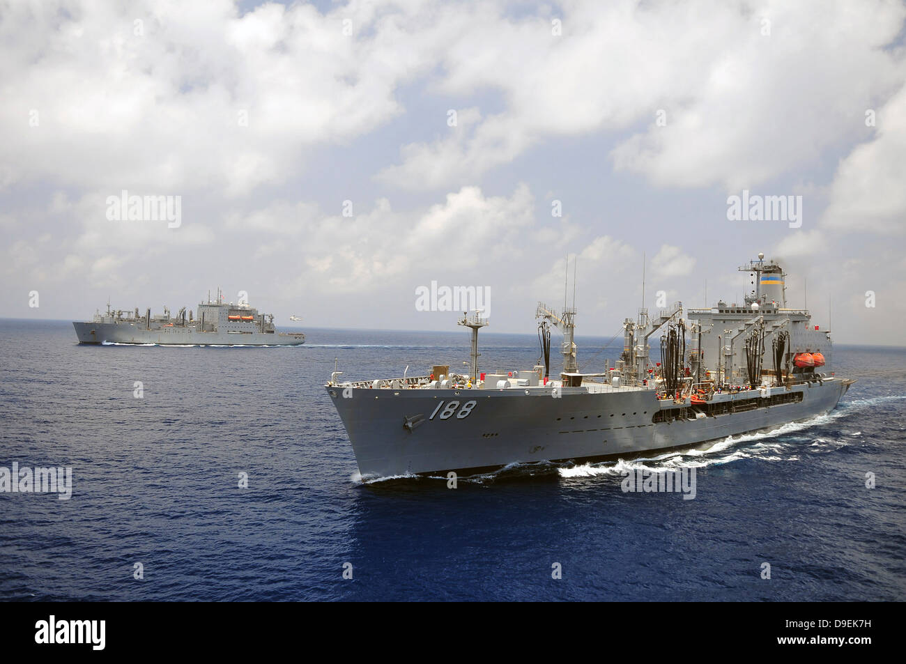 USNS Alan Shepard and USNS Joshua Humphreys are underway in the Gulf of ...