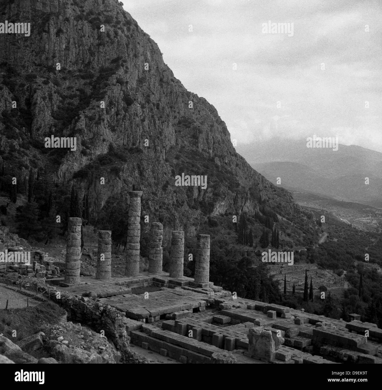 Greece, Delphoi, Apollo Sanctuary Stock Photo - Alamy