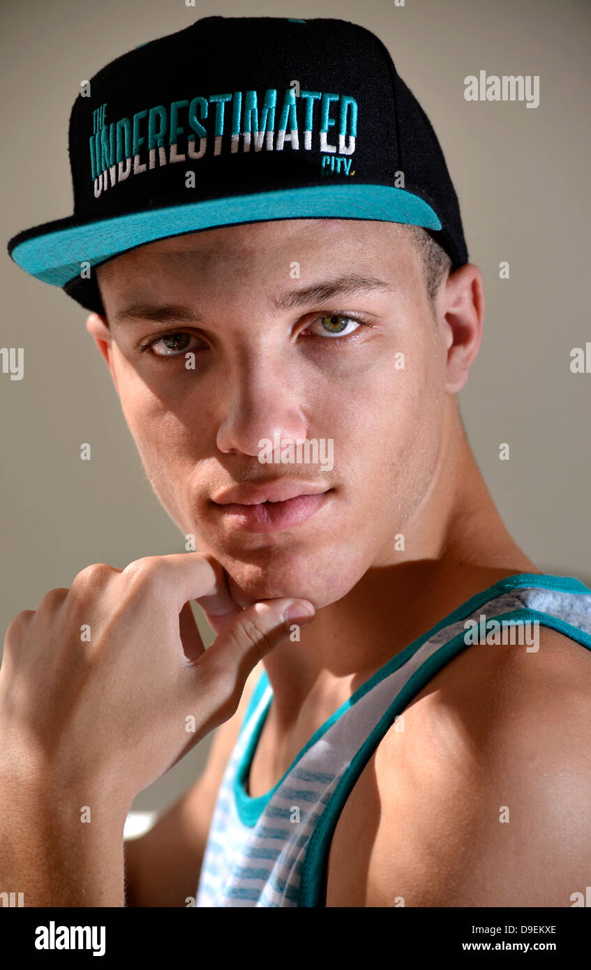 Portrait of a young man Stock Photo - Alamy