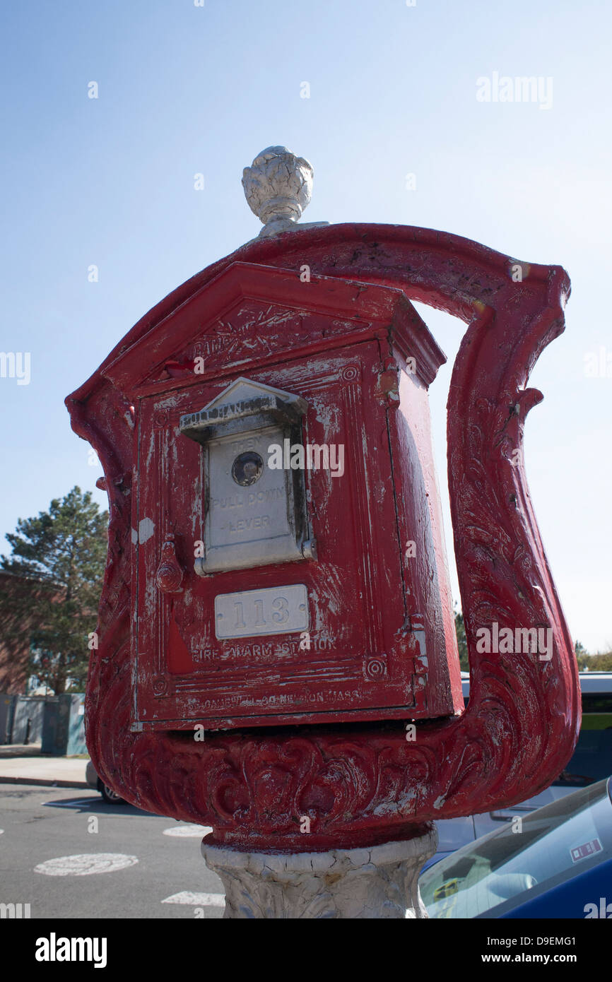 Elaborate and very old Holyoke fire alarm is still functioning. Former ...