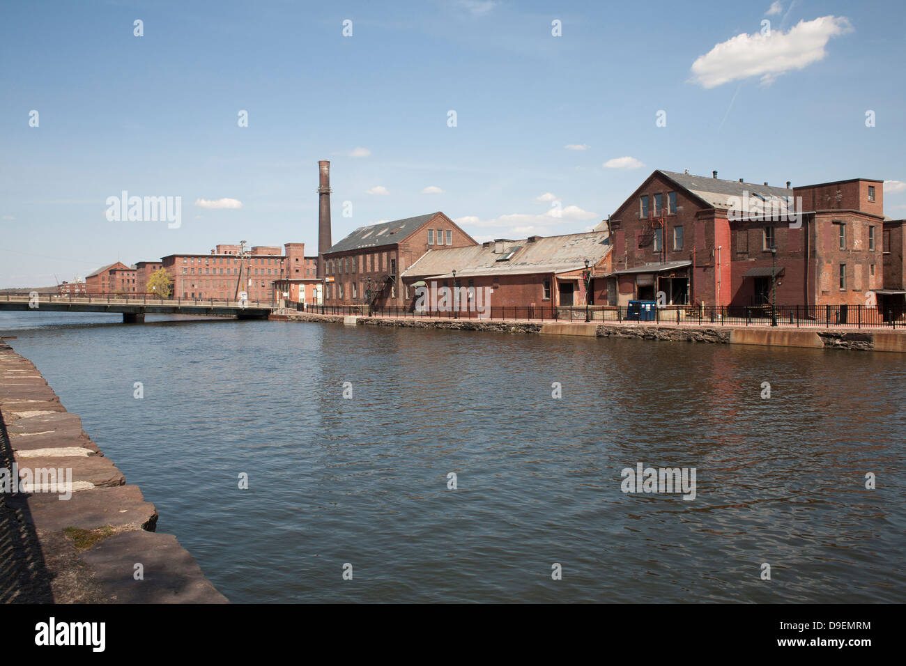 Former mill buildings have been converted to useful buildings in a ...