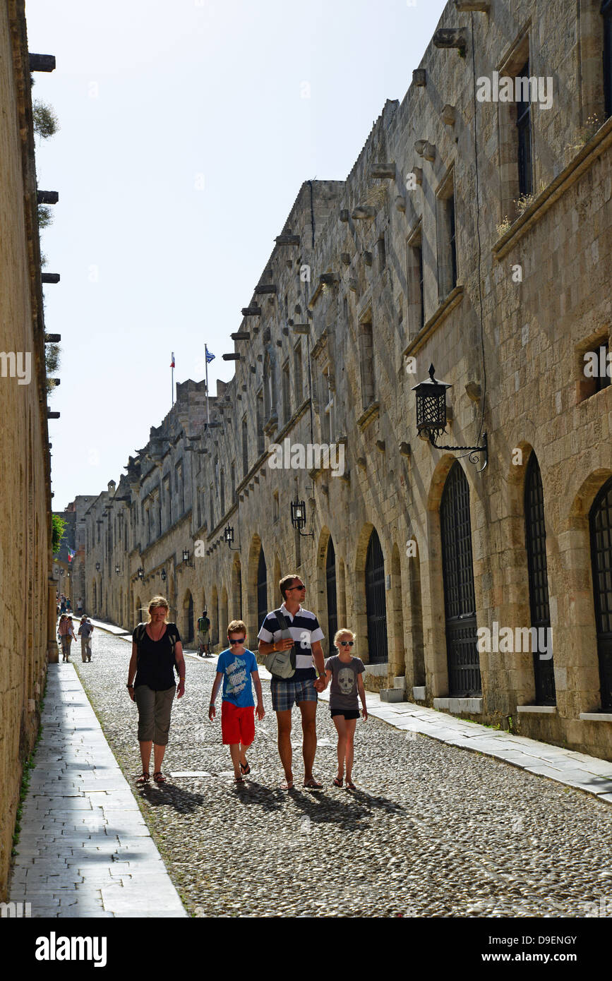 Street of the Knights, Old Town, City of Rhodes, Rhodes (Rodos), The ...