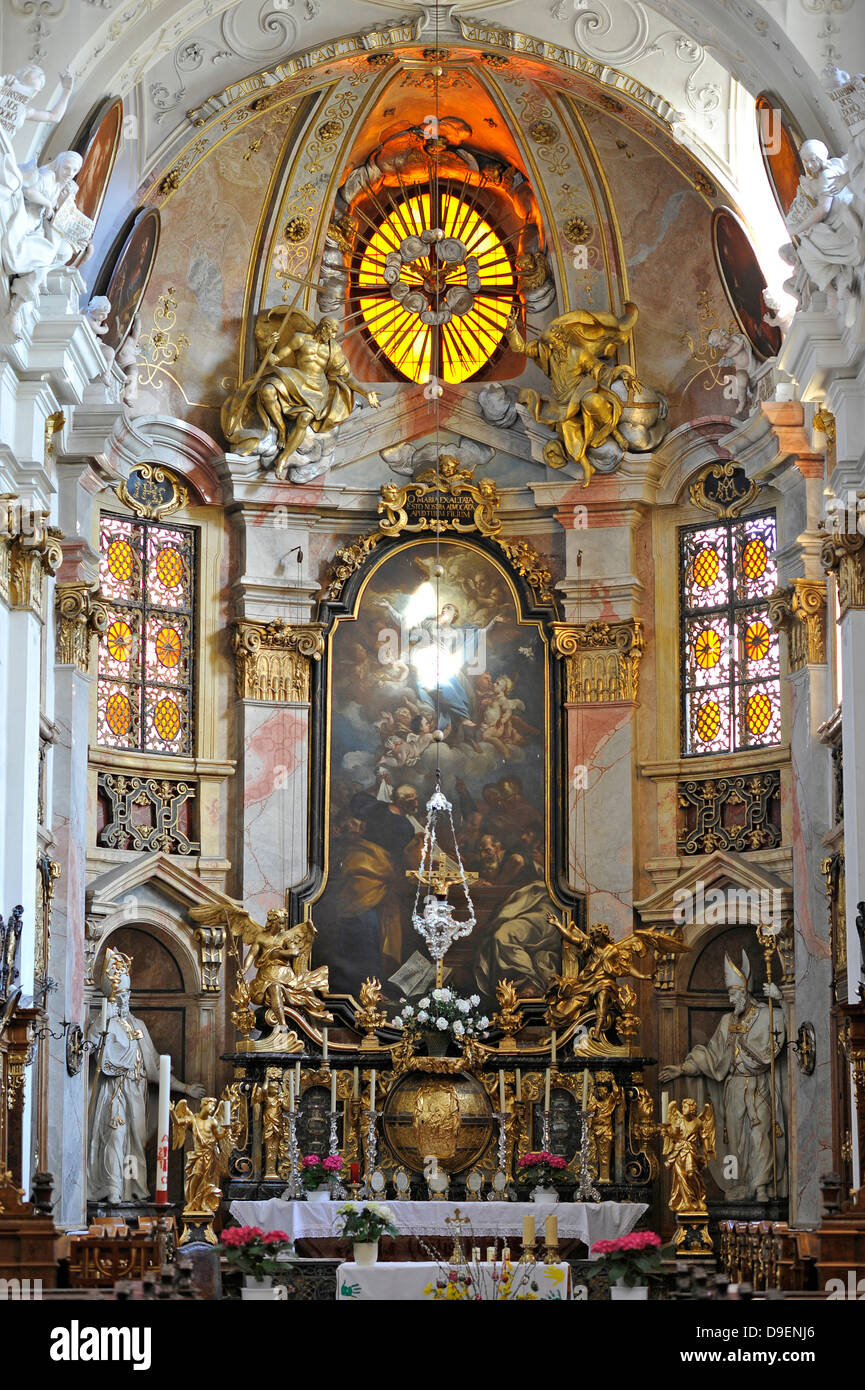 High altar with high altar picture choir pencil church canon's pencil ...