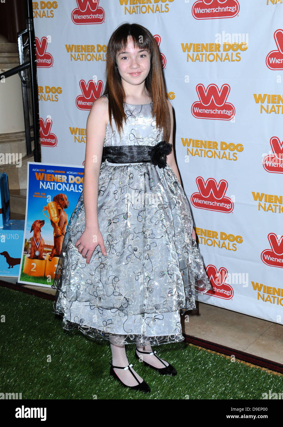 Los Angeles, California, USA. 18th June, 2013. Madison Elizabeth Mier ...