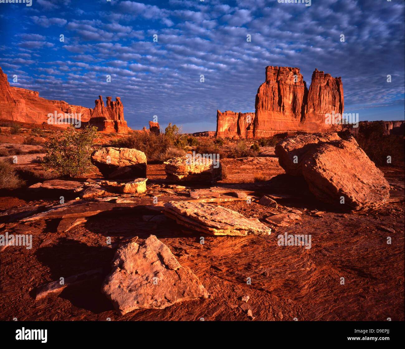 Courthouse Wash Arches National Park Picture/Photo: Sandstone Cliffs