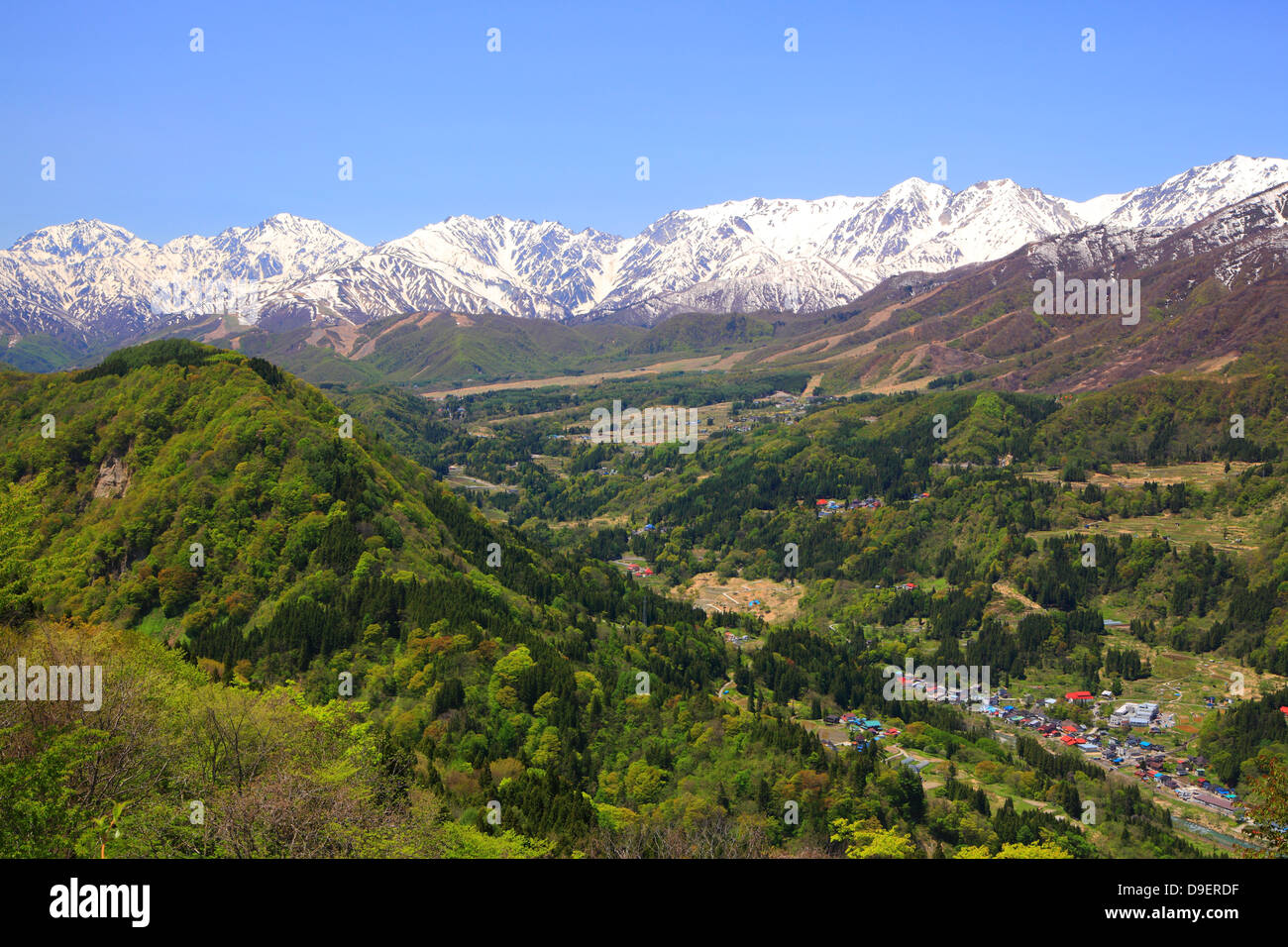 Japan Alps of early summer, Nagano, Japan Stock Photo - Alamy