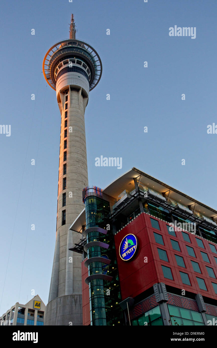 New zealand auckland sky tower platform hi-res stock photography and ...