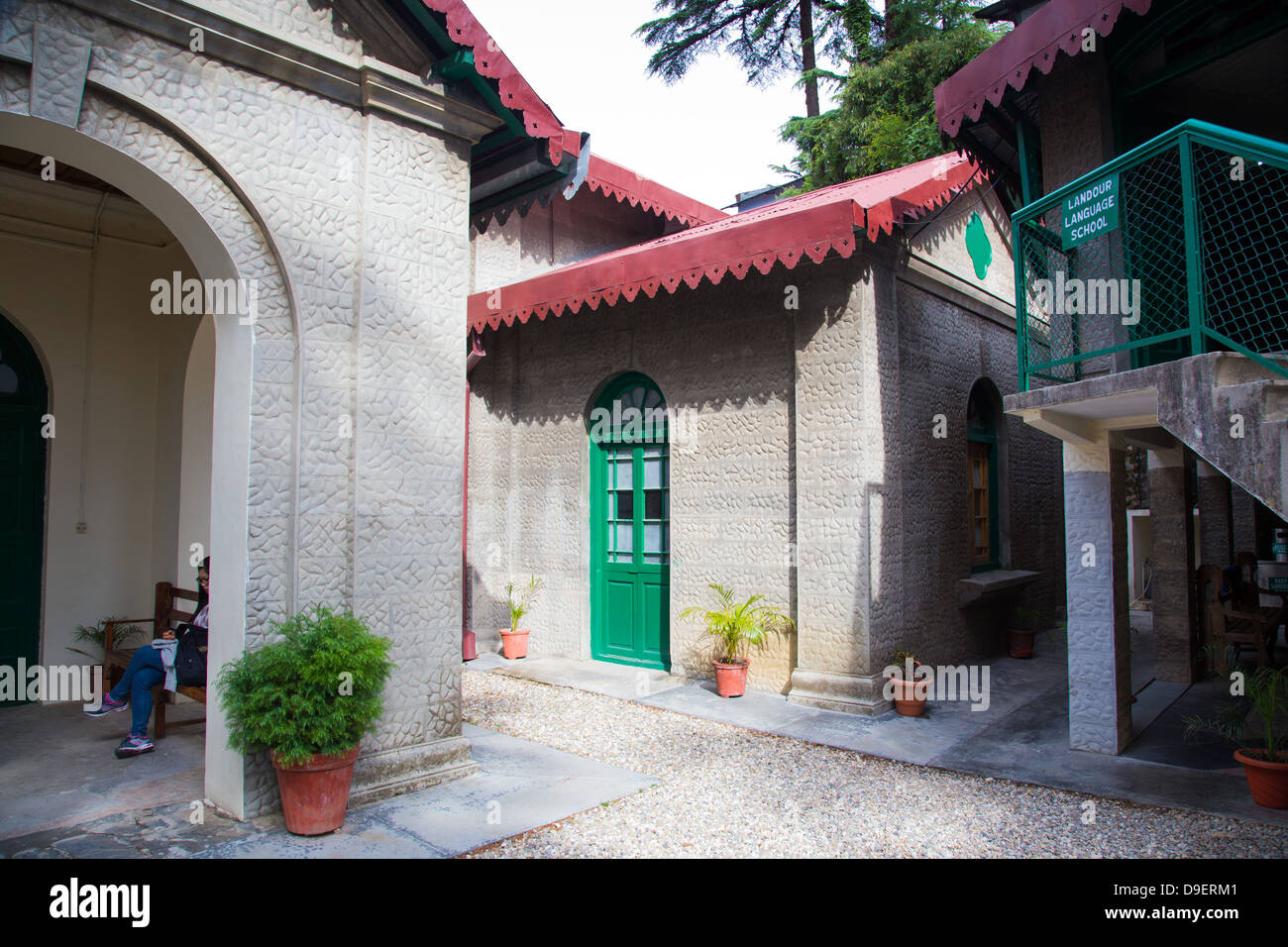 Landour Language School, Landour, Mussoorie, India Stock Photo - Alamy