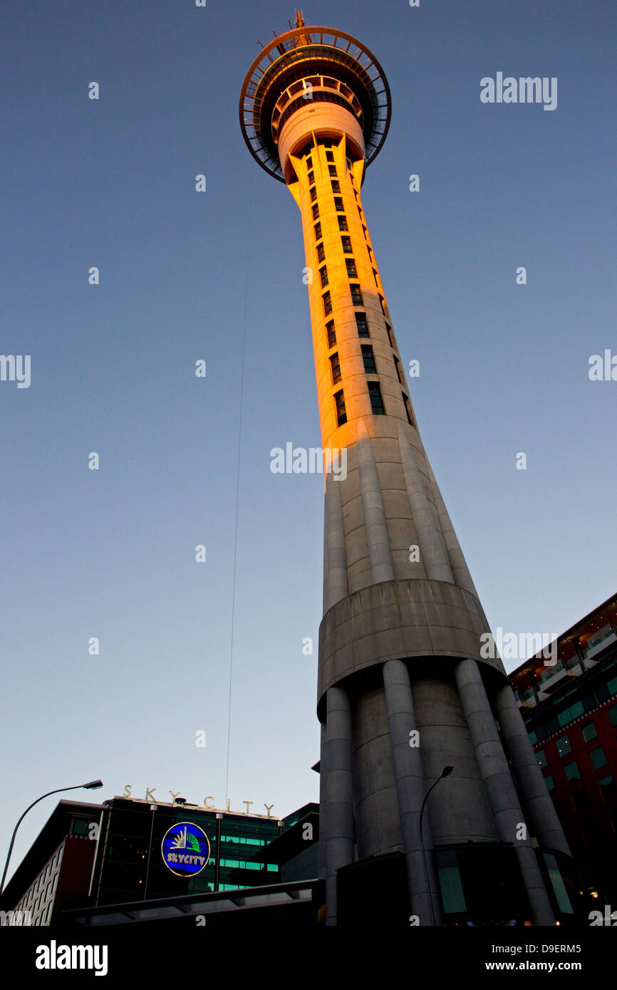 New zealand auckland sky tower platform hi-res stock photography and ...
