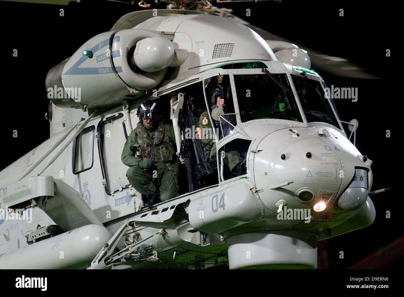 Royal New Zealand Navy Seasprite Helicopter Stock Photo - Alamy
