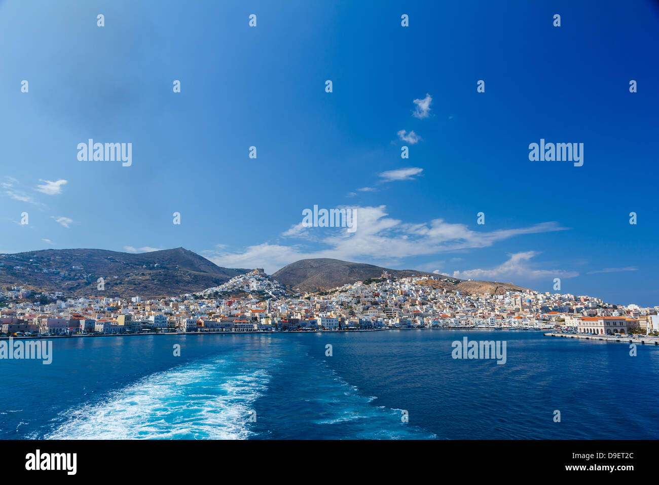 Ermoupolis at Syros island in Greece Stock Photo - Alamy