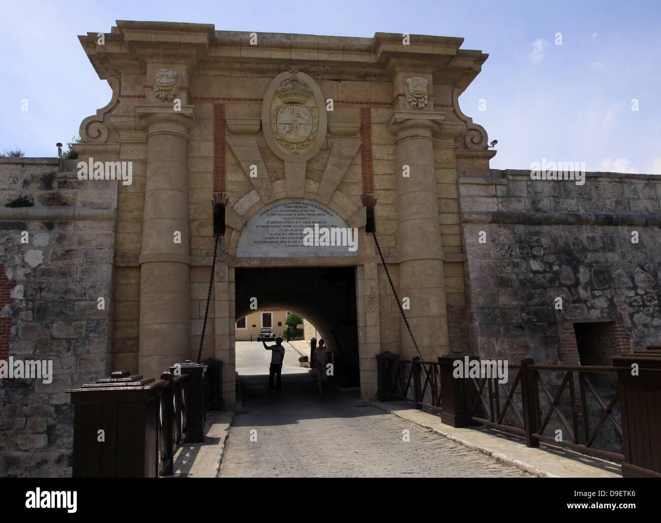 View of fortress Castillo de los Tres Reyes del Morro in the Cuban ...
