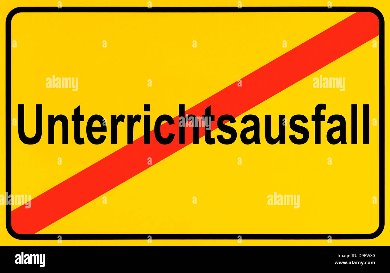 Sign Local end as a symbolic picture for the end of teaching failure ...