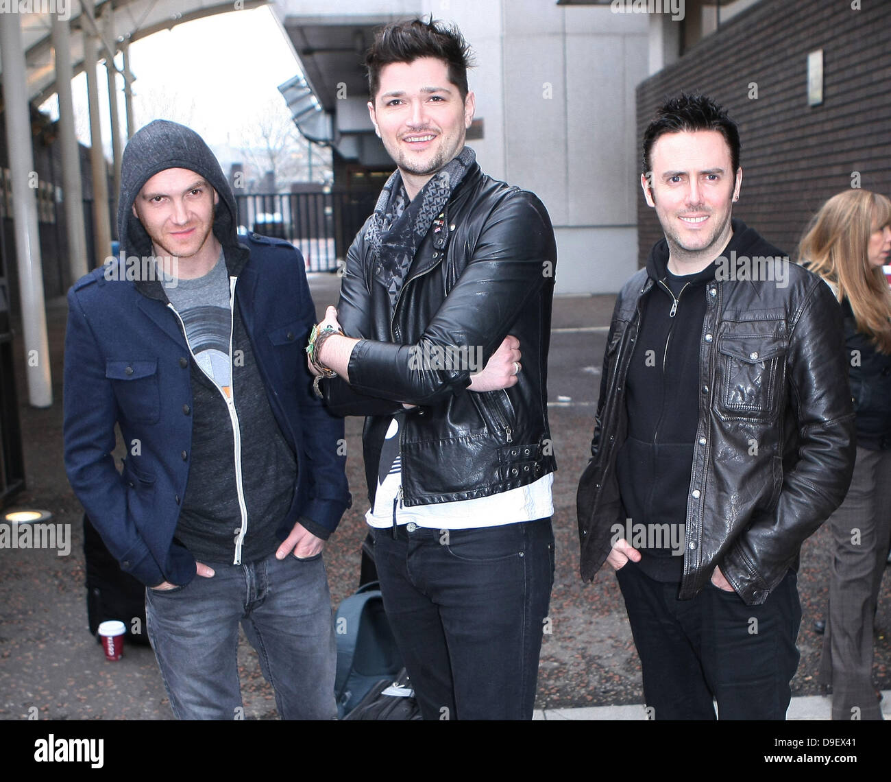 The Script at the ITV studios London, England - 22.02.11 Stock Photo ...
