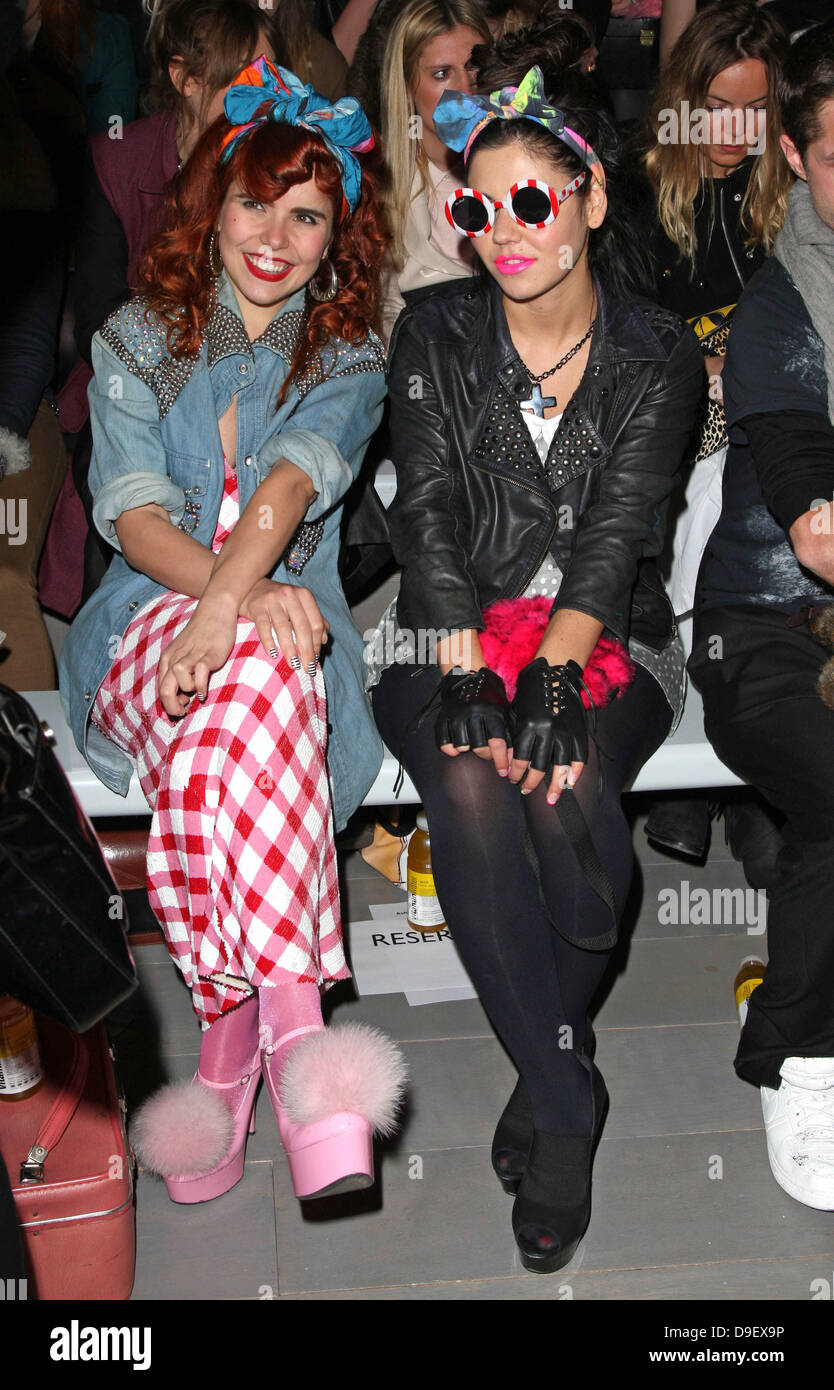 Paloma Faith and Marina Diamandis of Marina and the Diamonds London ...